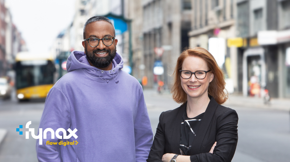 fynax-Leiter:innen Nadja Müller und Saravanan Sundaram stellen sich vor ...